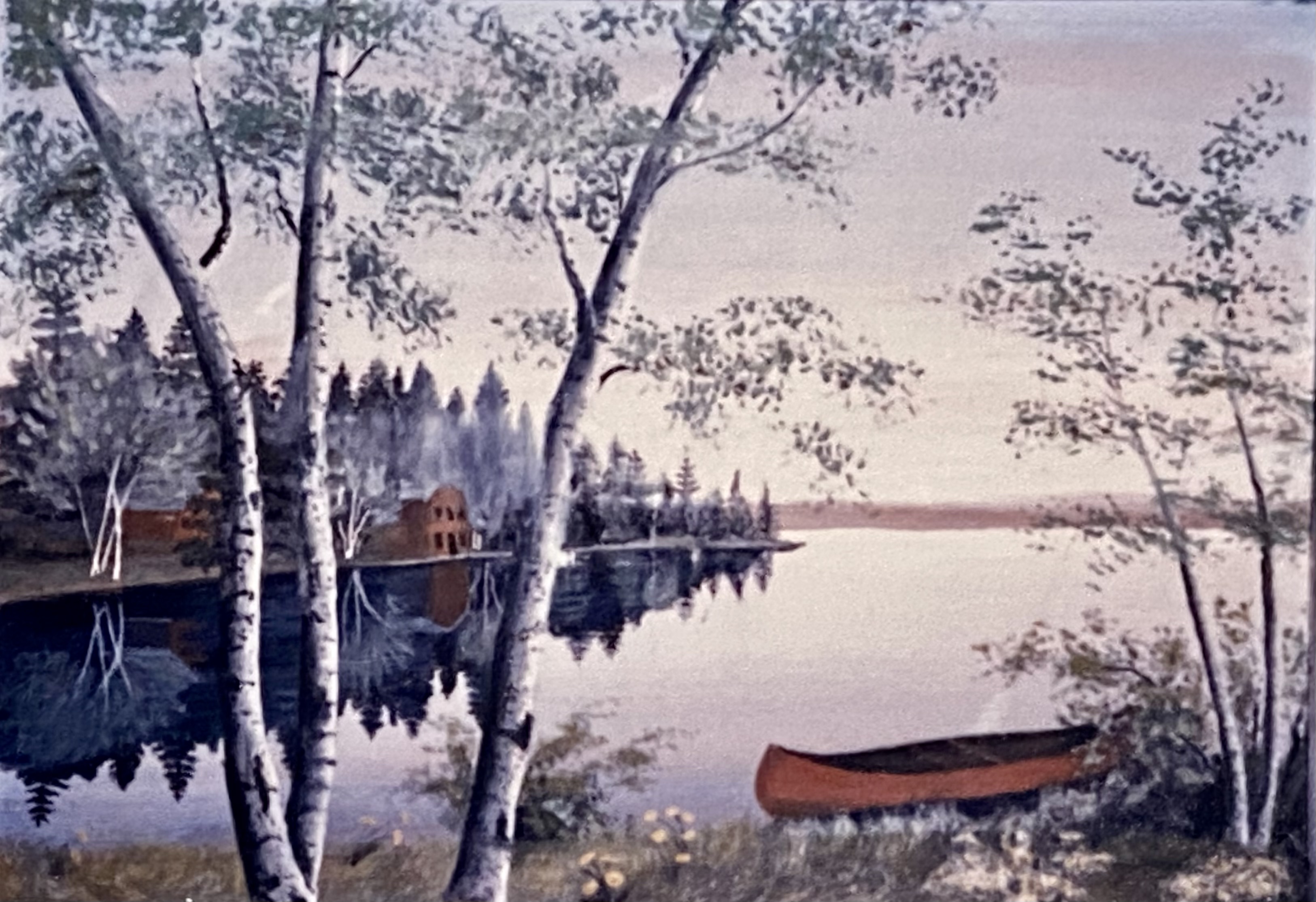Water with canoe | Margit Mindrum