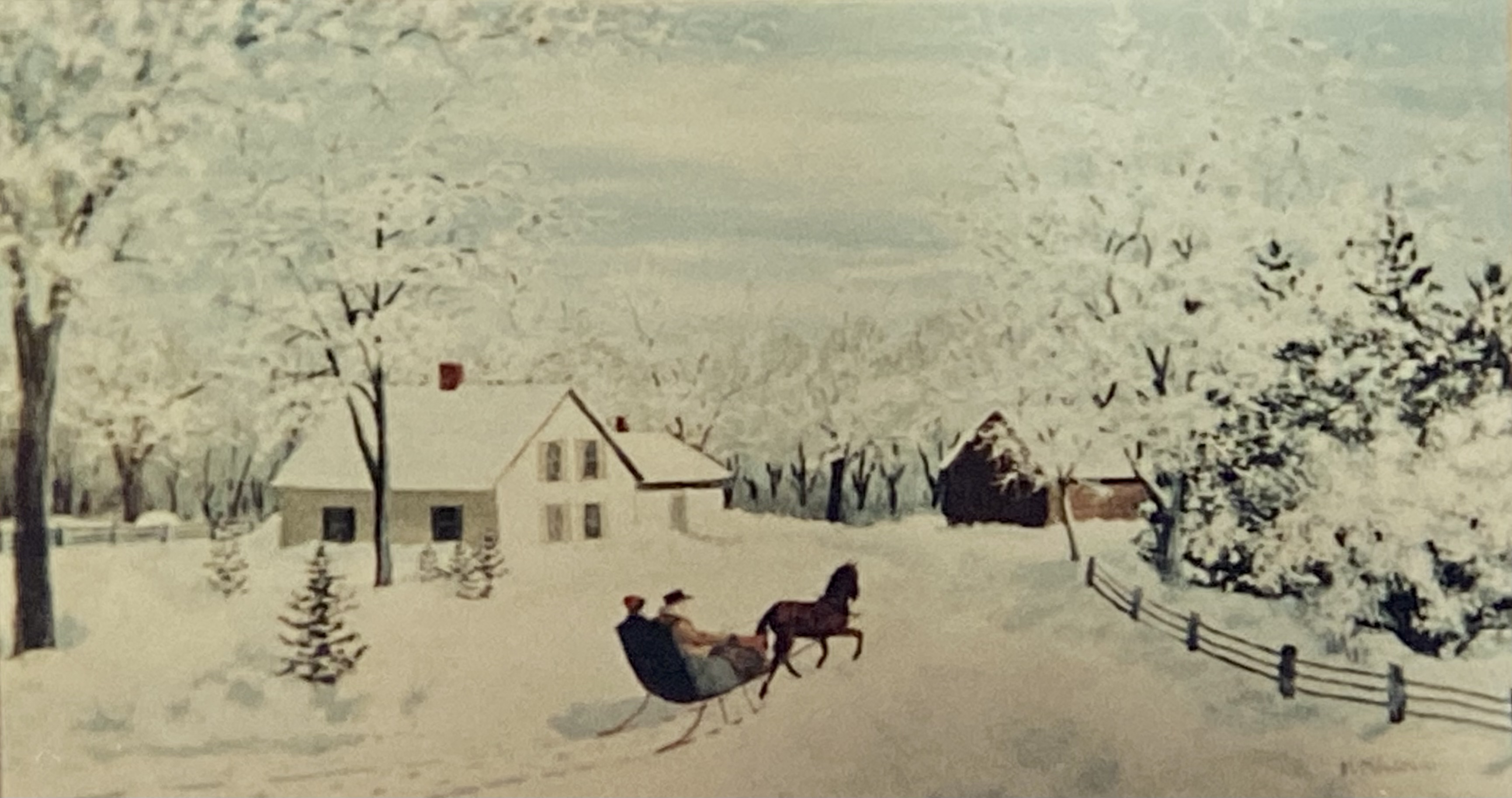 Winter sleighing | Margit Mindrum