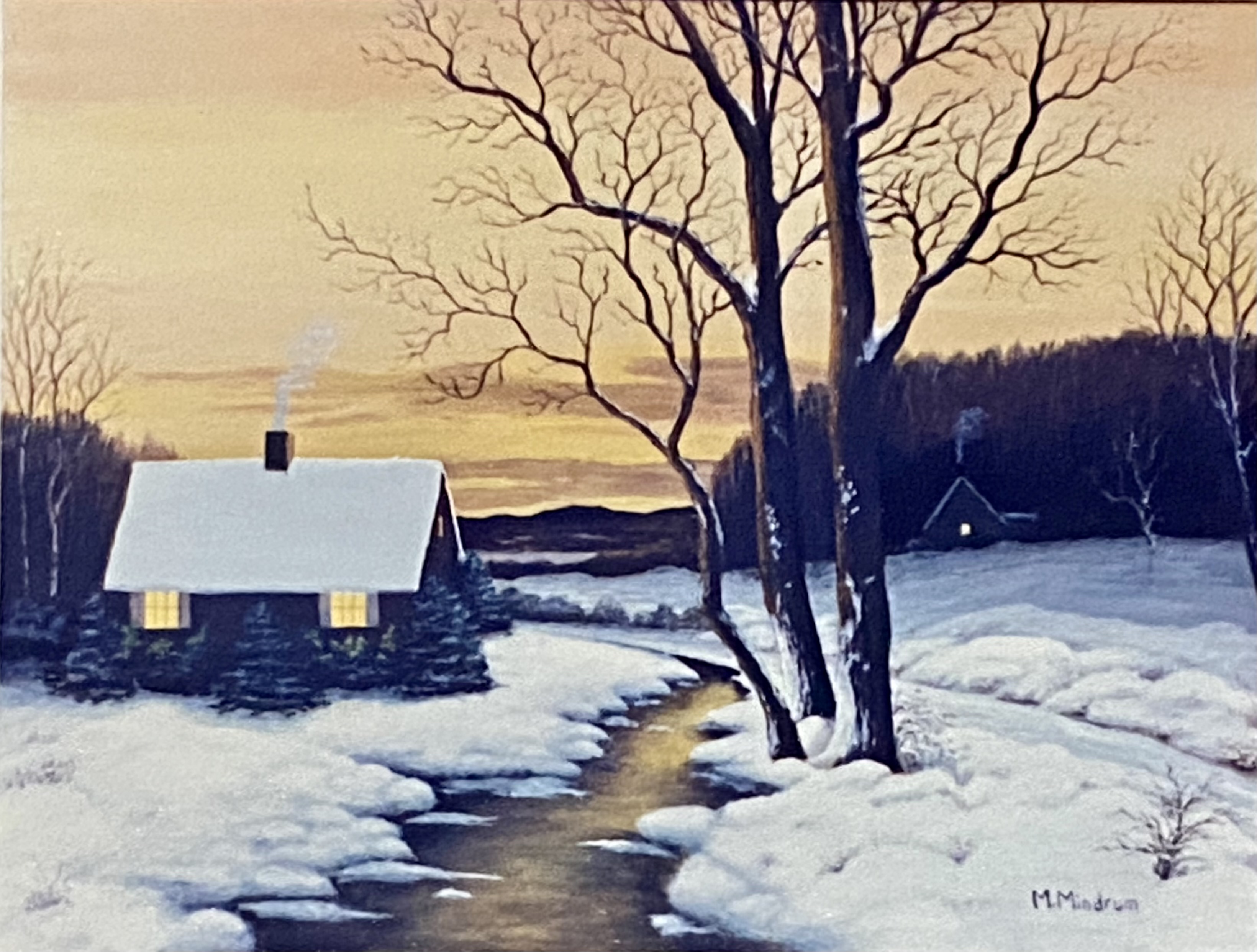 Winter sunset (near left) | Margit Mindrum