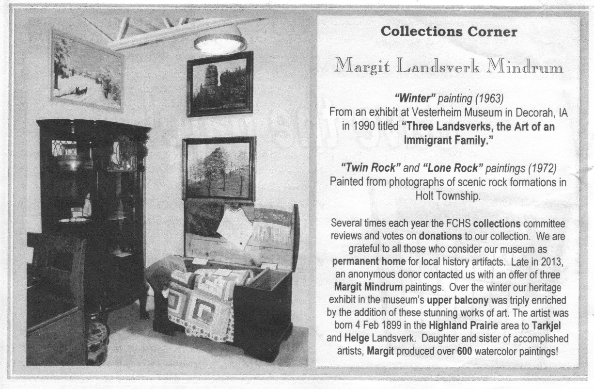 Museum pieces | Margit Mindrum